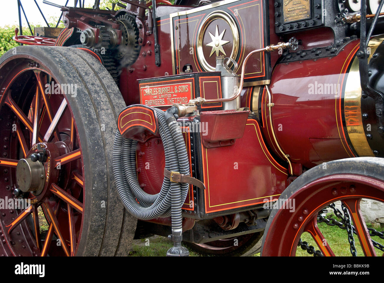 Steam Traction Engines at Crofton Beam Engines Steam Rally Stock Photo ...