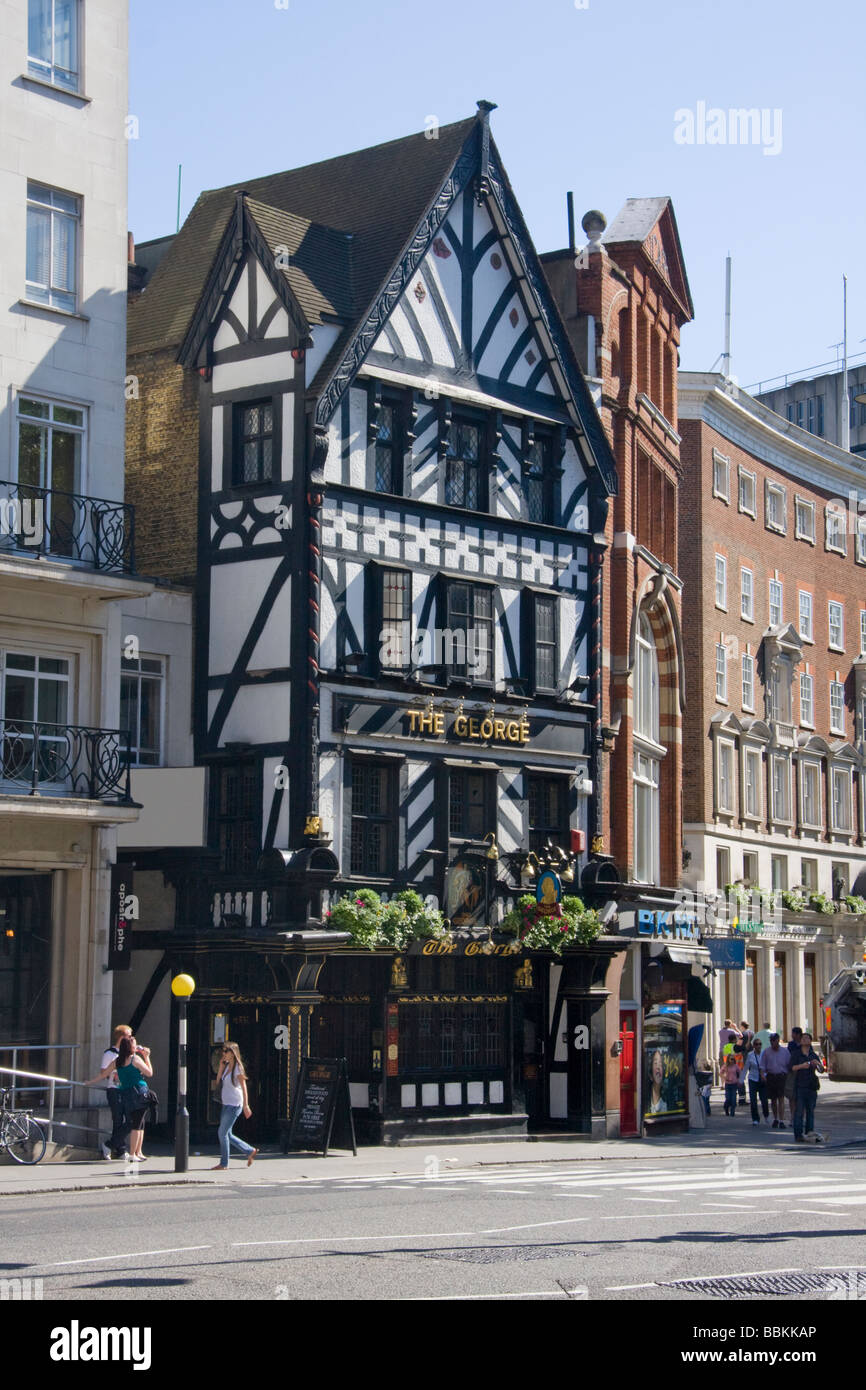 The George Public House Fleet Street London England Stock Photo - Alamy