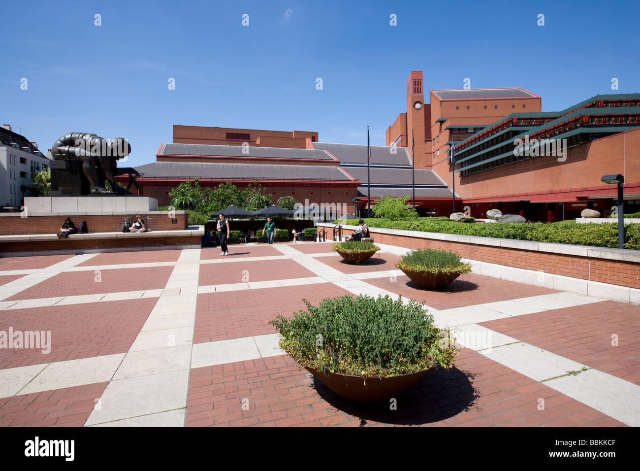 The British Library St Pancras London England Stock Photo - Alamy