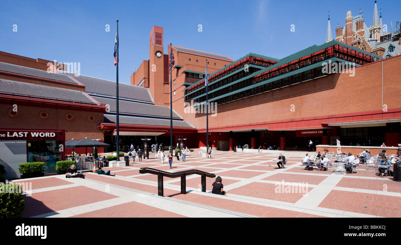 The British Library St Pancras London England Stock Photo - Alamy