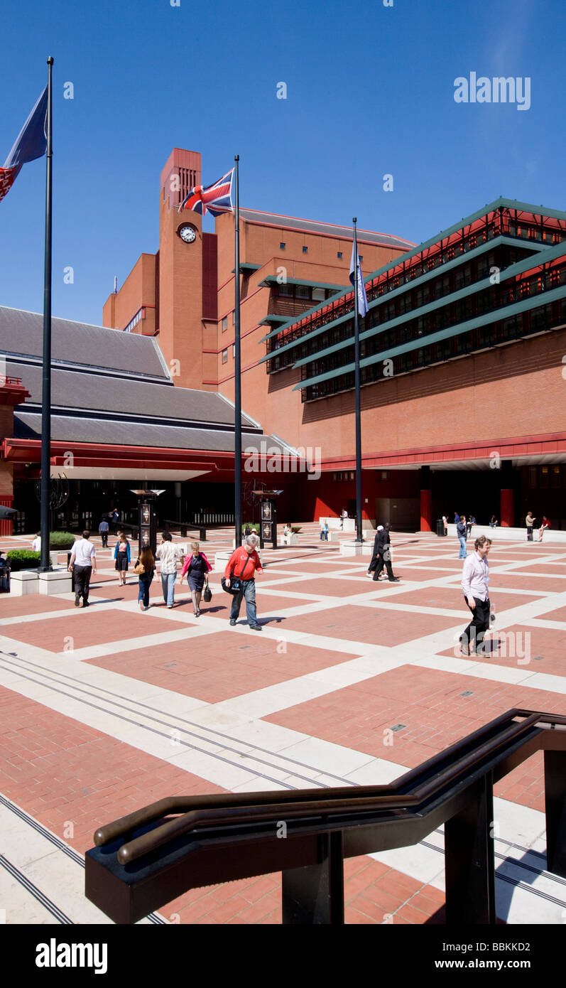 The British Library St Pancras London England Stock Photo - Alamy