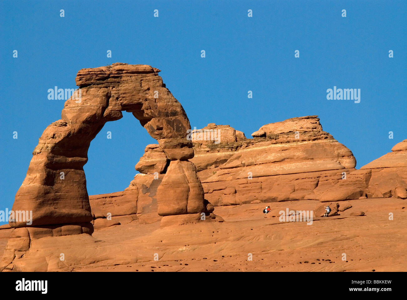 Delicate Arch from Lower Arch Viewpoint Arches National Park Utah USA ...