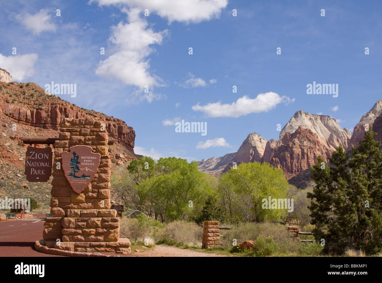 South entrance to zion hi-res stock photography and images - Alamy