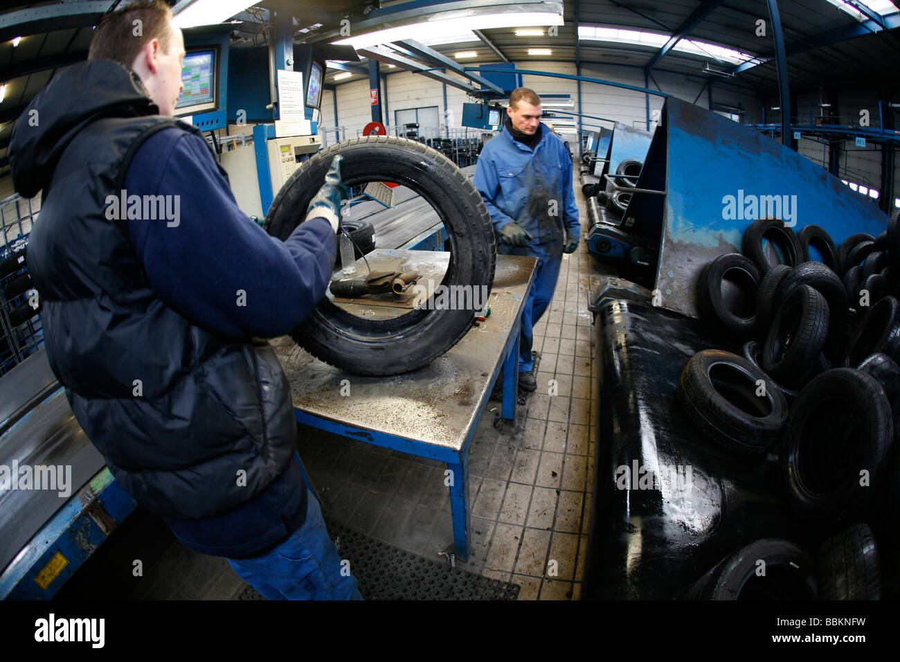 Recycling of tyres The best are stored and shipped to third world ...