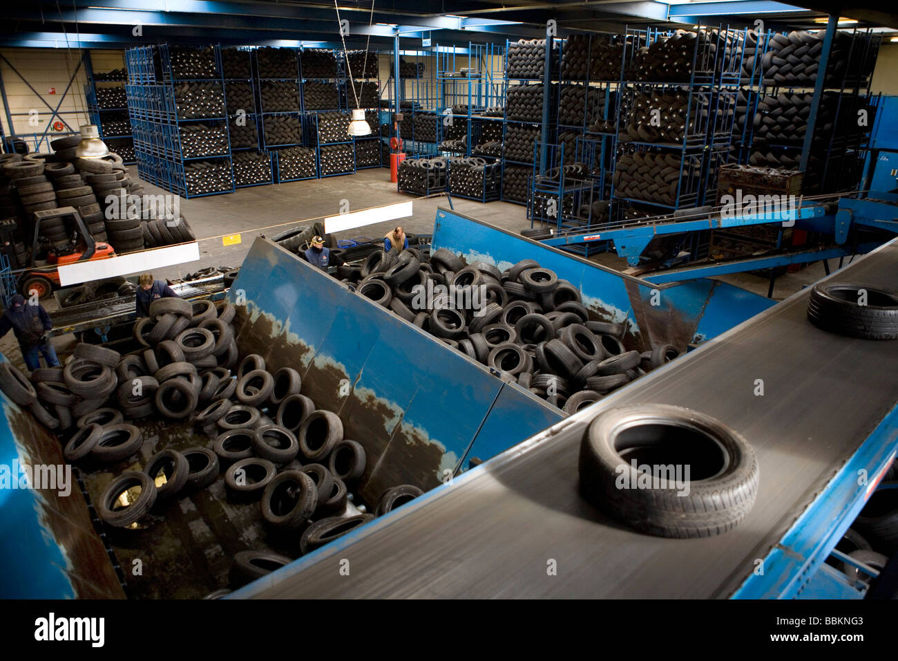 Recycling of tyres The best are stored and shipped to third world ...