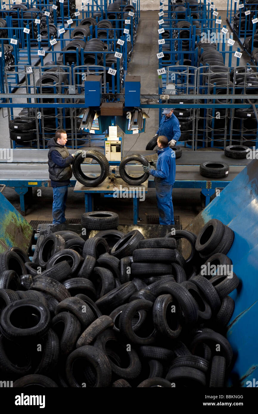 Recycling of tyres The best are stored and shipped to third world ...
