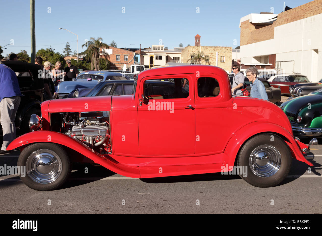 Hot rods or street rods on display Stock Photo - Alamy
