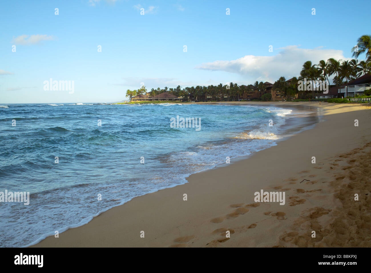 Sheraton Kauai Resort and beach Poipu HI Stock Photo - Alamy