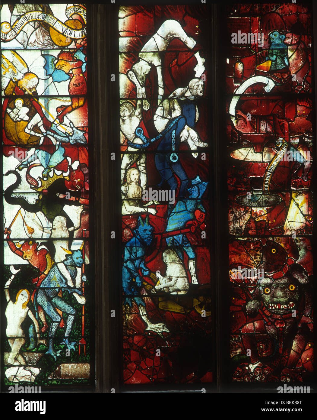 Fairford church, stained glass hi-res stock photography and images - Alamy