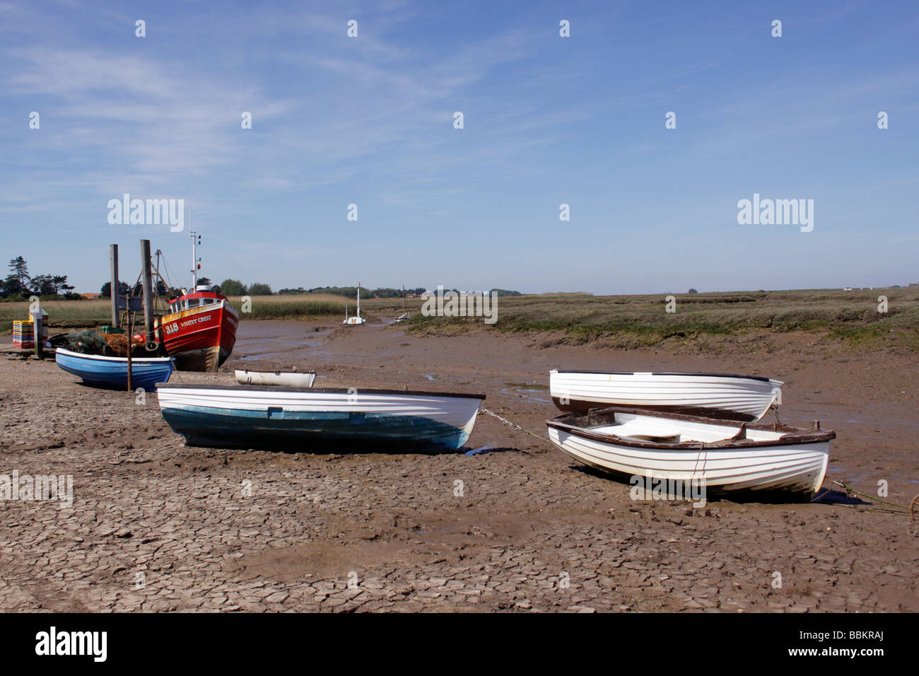BRANCASTER STAITHE. NORTH NORFOLK. EAST ANGLIA UK Stock Photo - Alamy