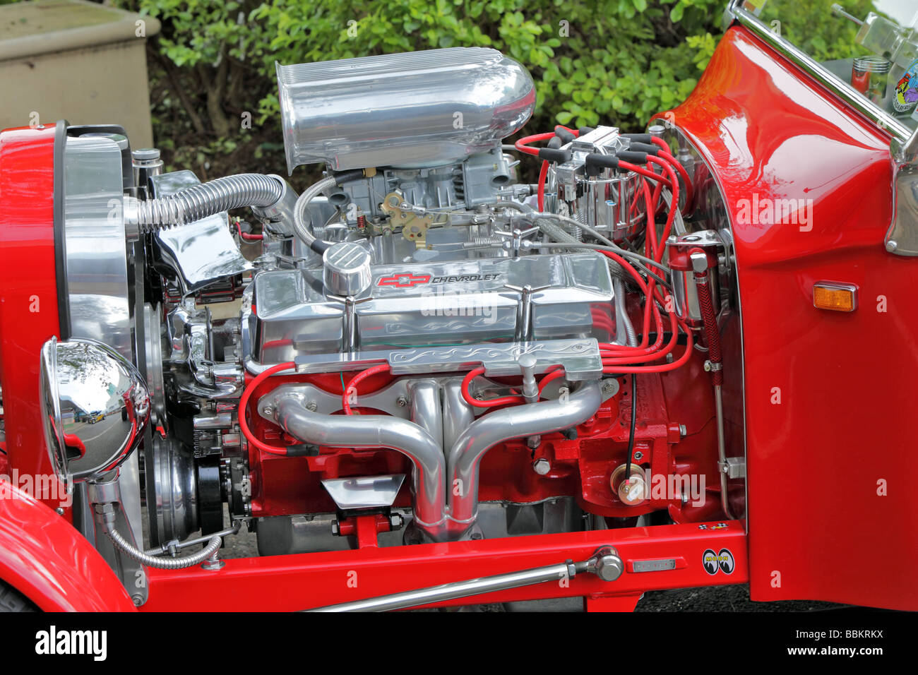engine of a Hot rods or street rods on display Stock Photo - Alamy