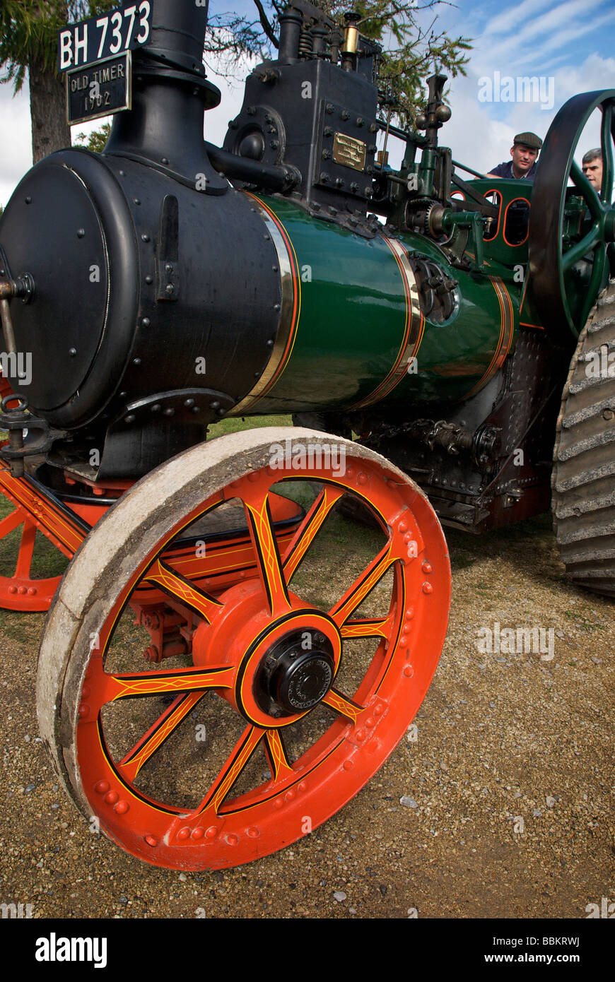 Steam Traction Engines at Crofton Beam Engines Steam Rally Stock Photo ...