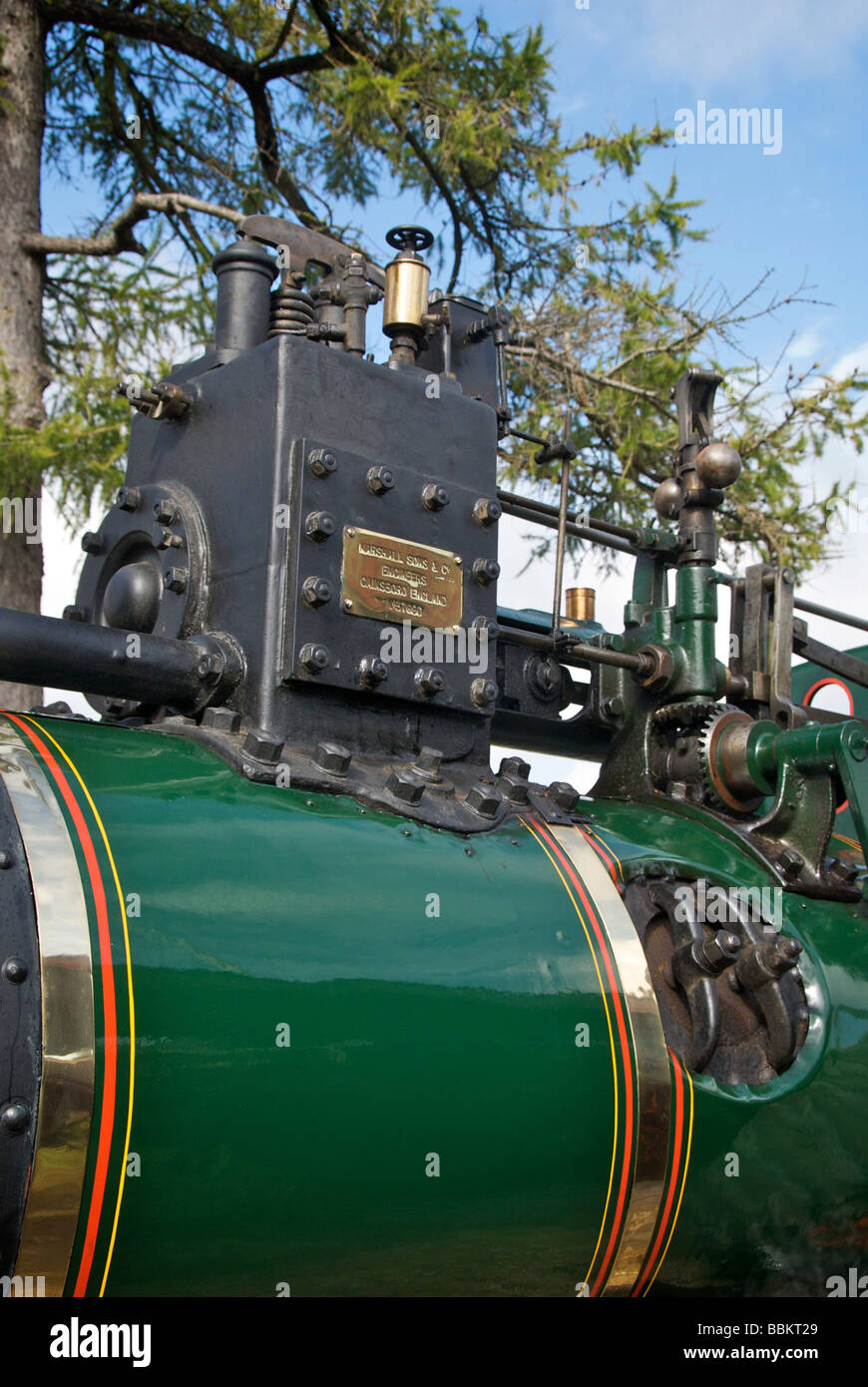 Steam Traction Engines at Crofton Beam Engines Steam Rally Stock Photo ...