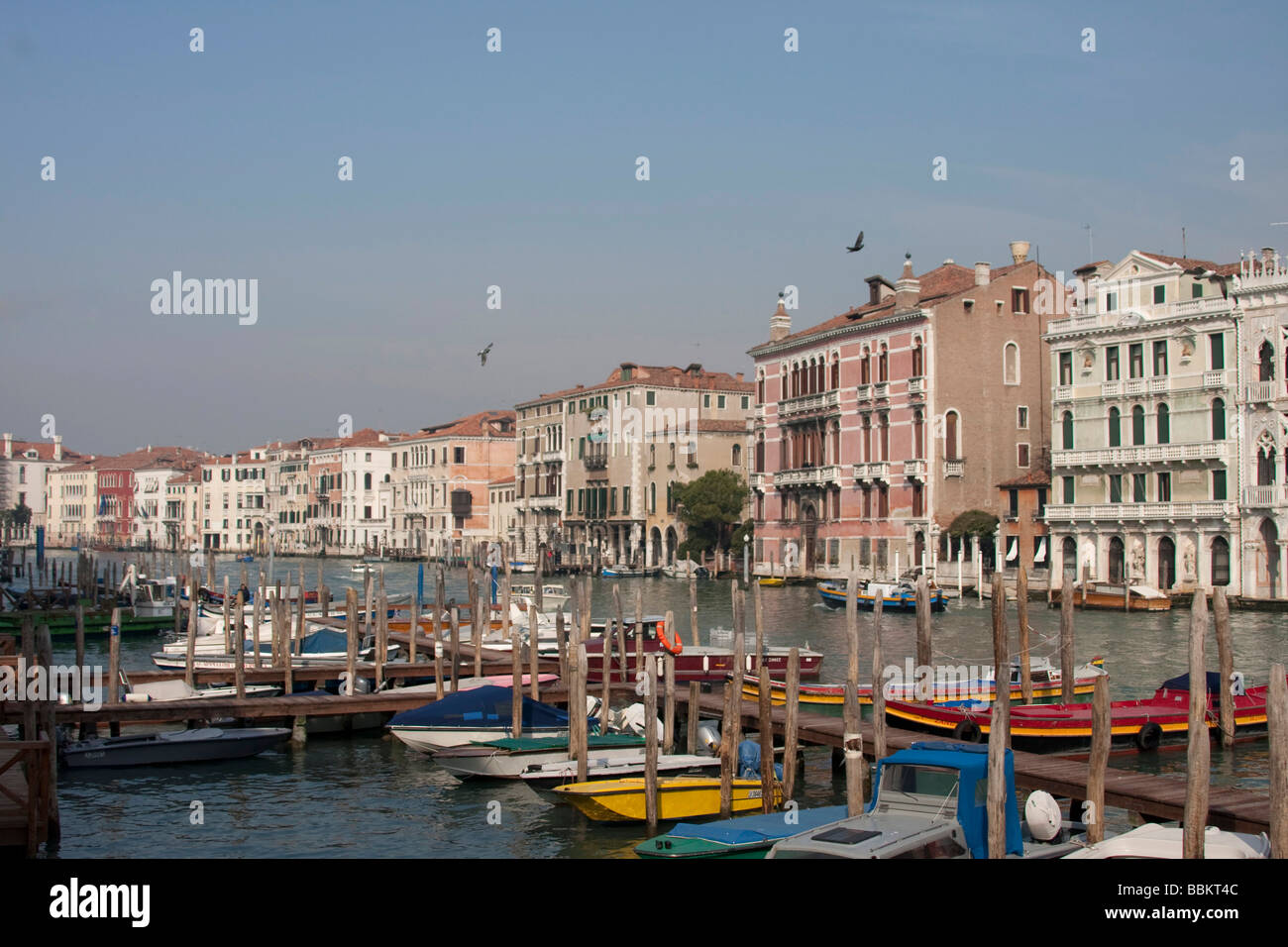 View of Venice, sunny water Canal and gondola Horizontal 90479-Venice ...