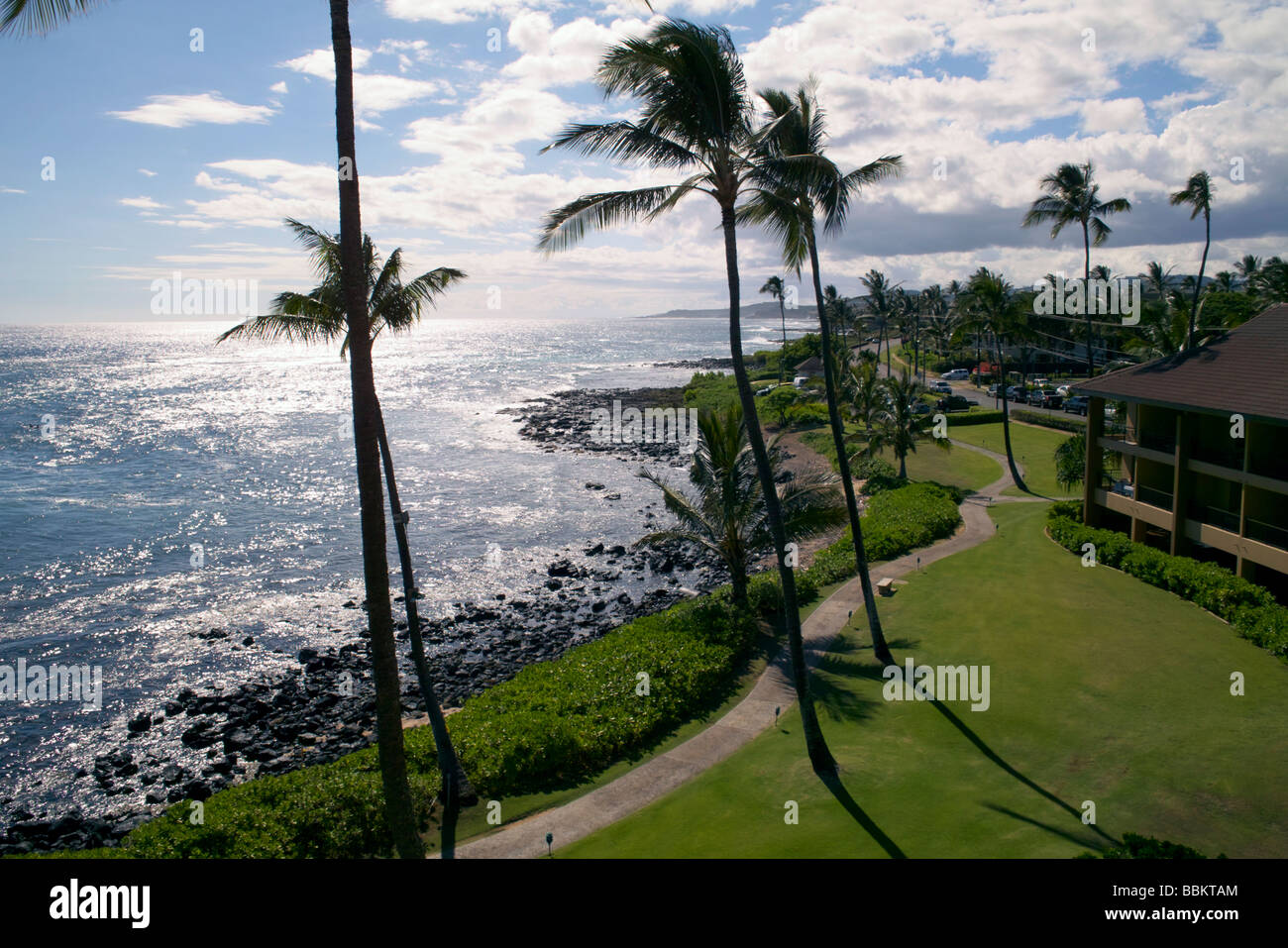 Sheraton Kauai Resort Poipu Kauai HI Stock Photo - Alamy