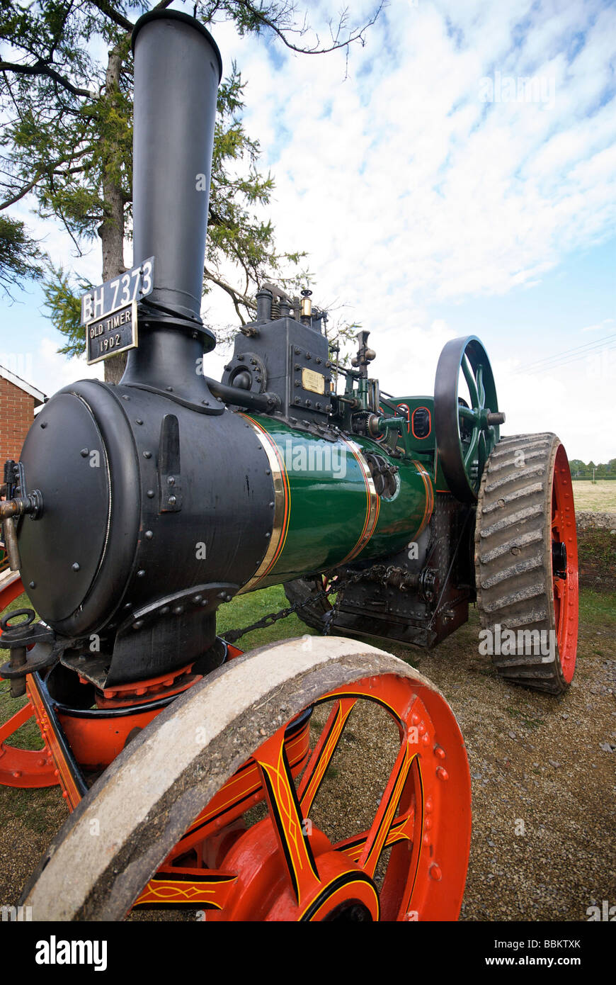 Steam Traction Engines at Crofton Beam Engines Steam Rally Stock Photo ...