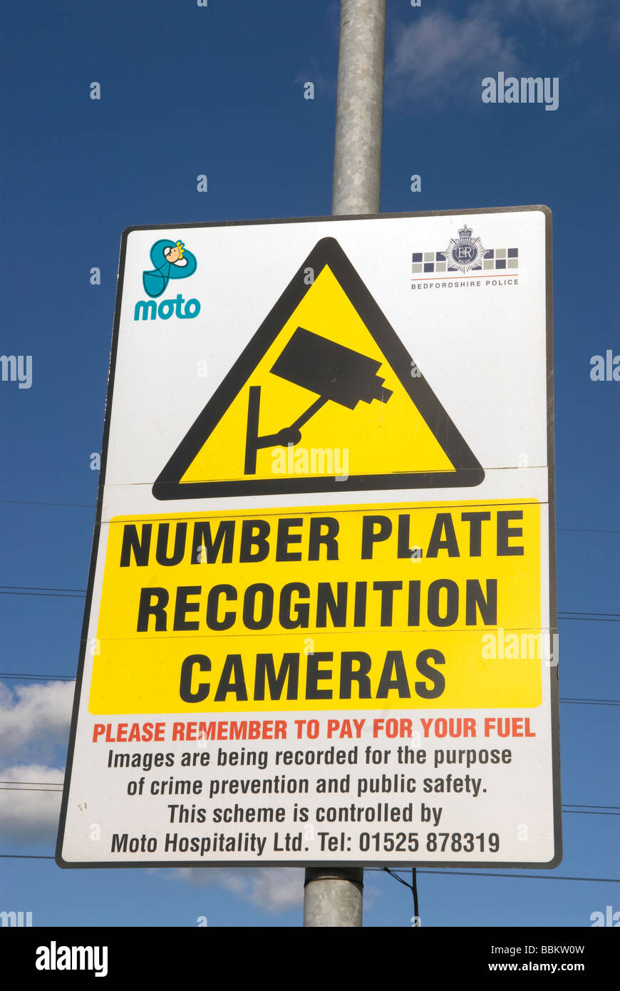 Number plate recognition sign hi-res stock photography and images - Alamy