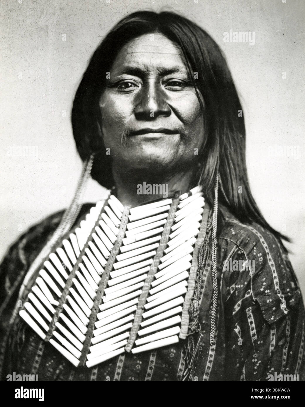CHIEF HEAP WOLVES a Commanche indian photographed by William Stinson ...