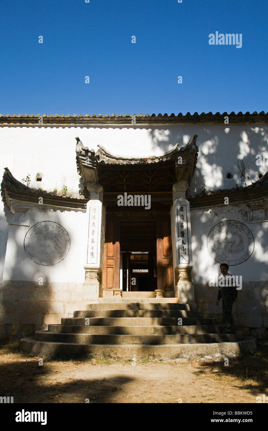 Entrance to the palace of the last Hmong King in Nha Ho Vuong village ...