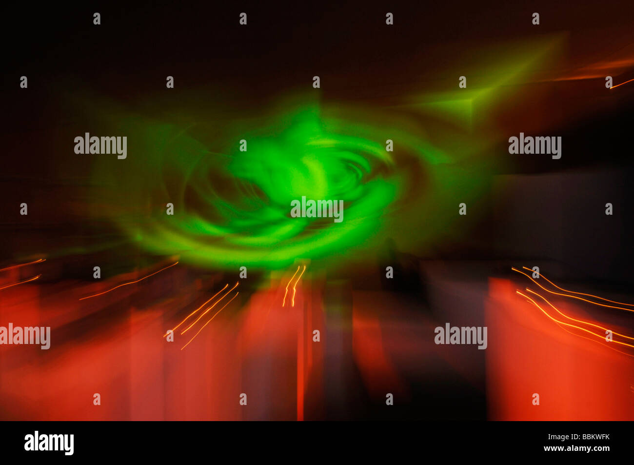 Disco lights, zoom effect Stock Photo - Alamy