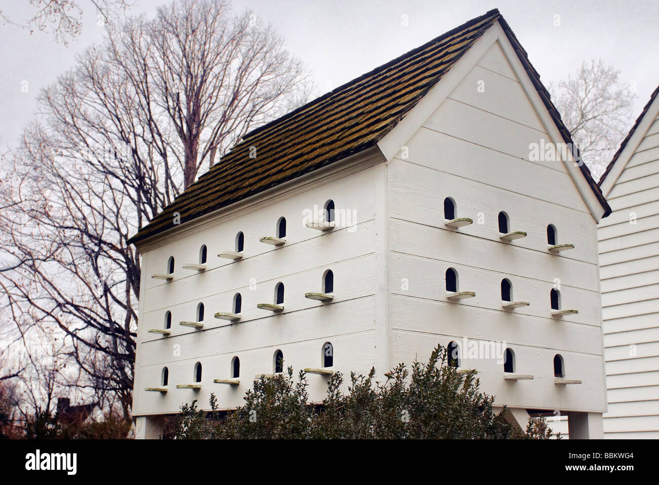 A dovecote in Colonial Williamsburg Virginia Stock Photo - Alamy