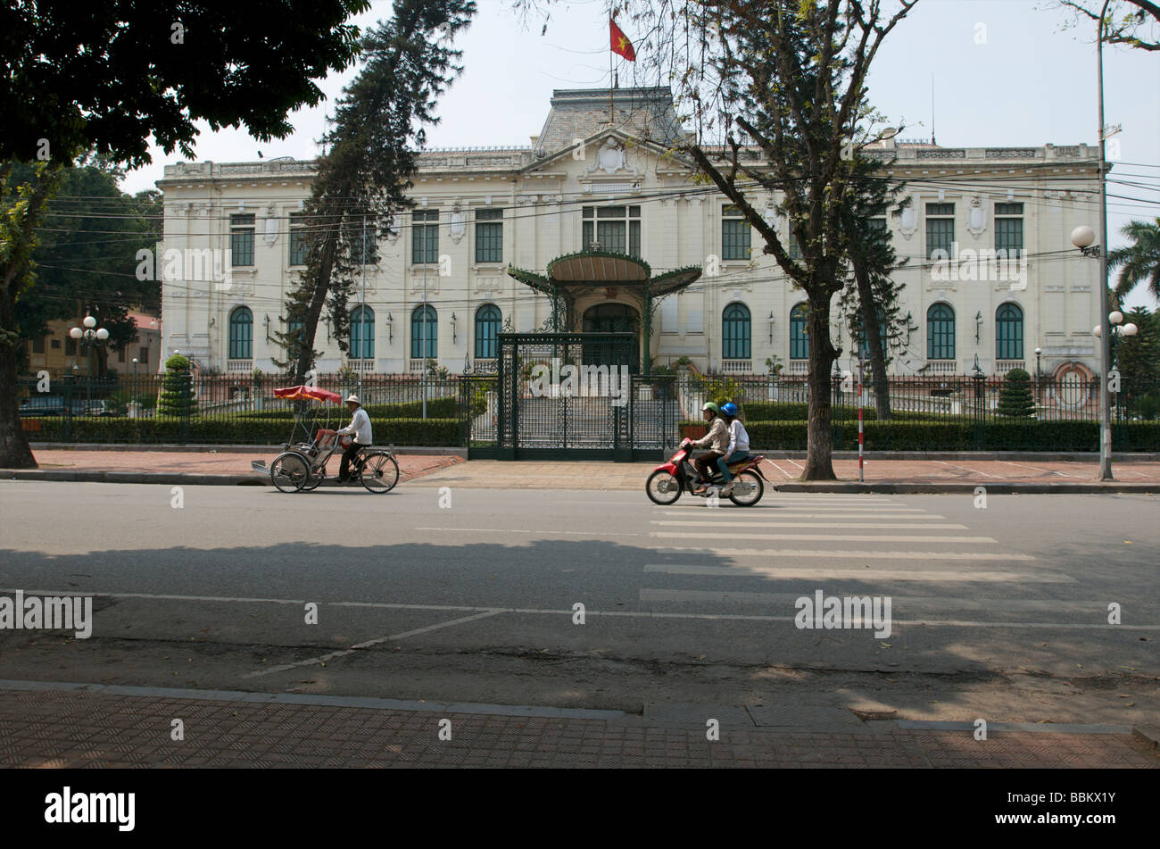 The old residence of the French Governor of Tonkin Hanoi Vietnam Stock ...