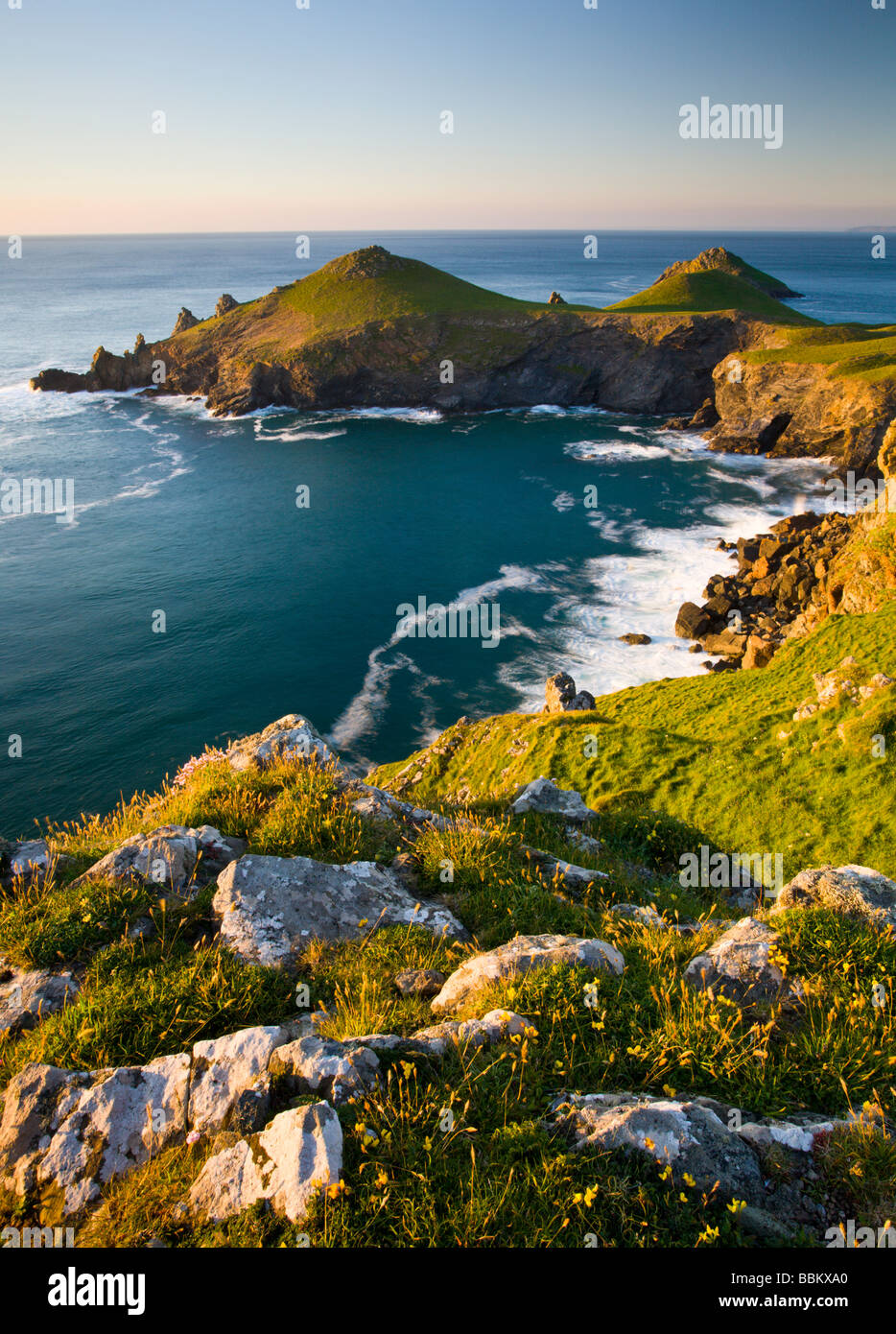 Rumps Point North Cornwall England UK Stock Photo - Alamy