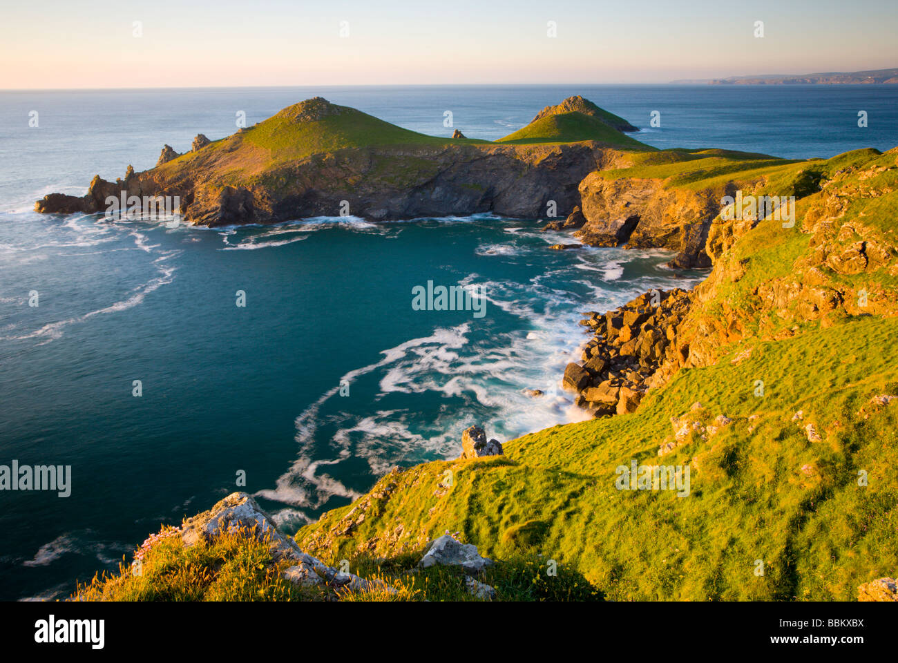 Rumps Point North Cornwall England UK Stock Photo - Alamy
