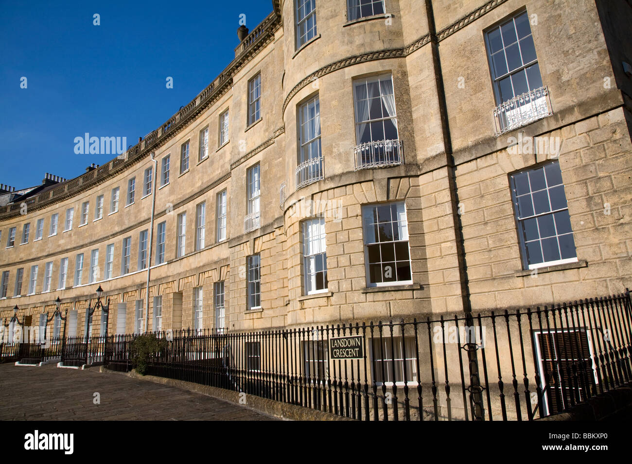 Lansdown crescent bath hi-res stock photography and images - Alamy