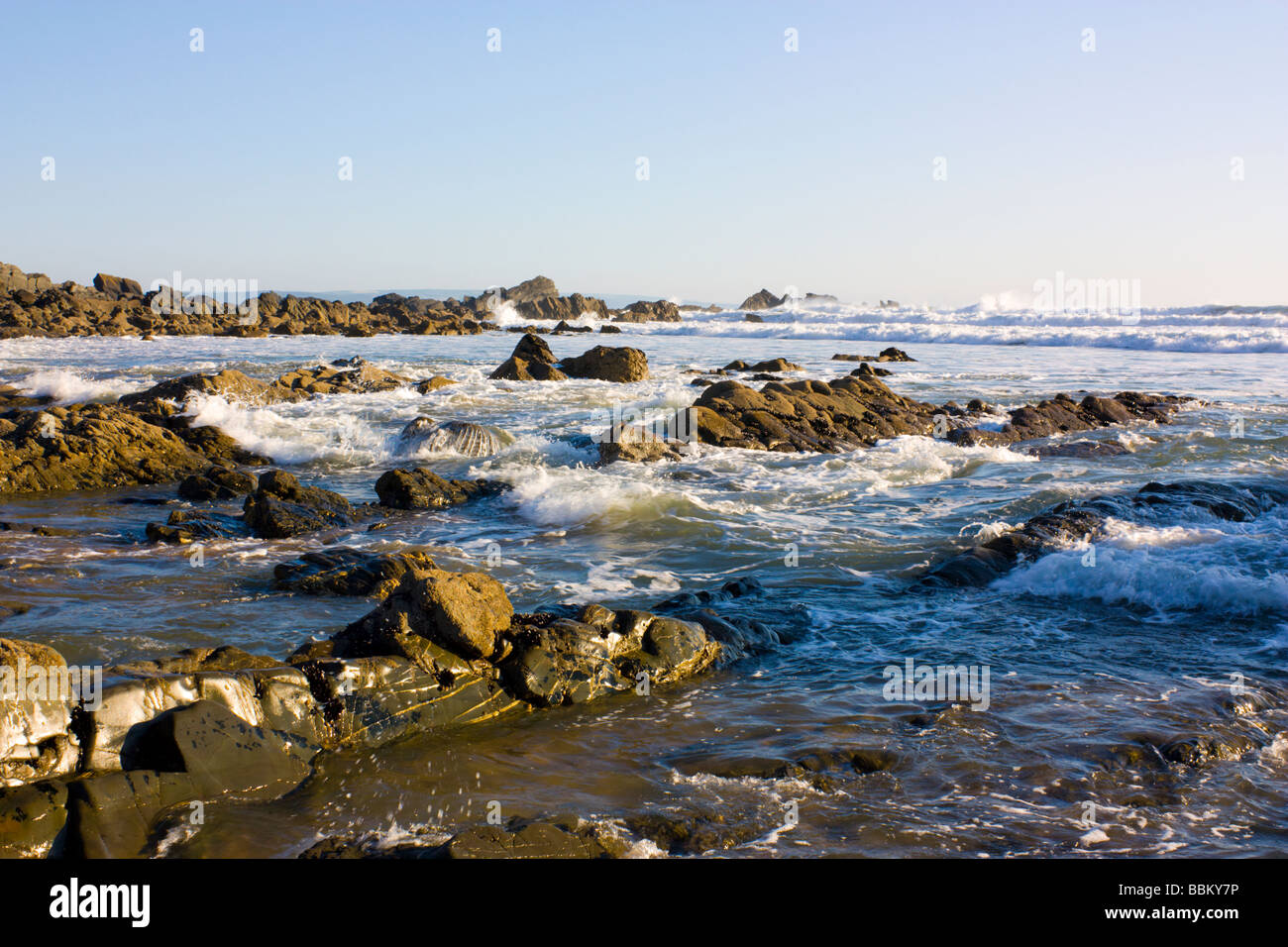 Rocky Duckpool Beach North Cornwall England UK Stock Photo - Alamy