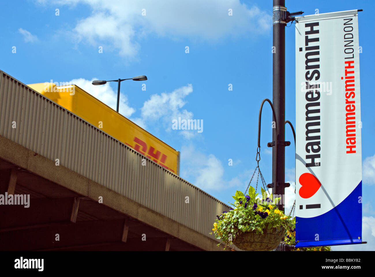 Hammersmith flyover hi-res stock photography and images - Alamy