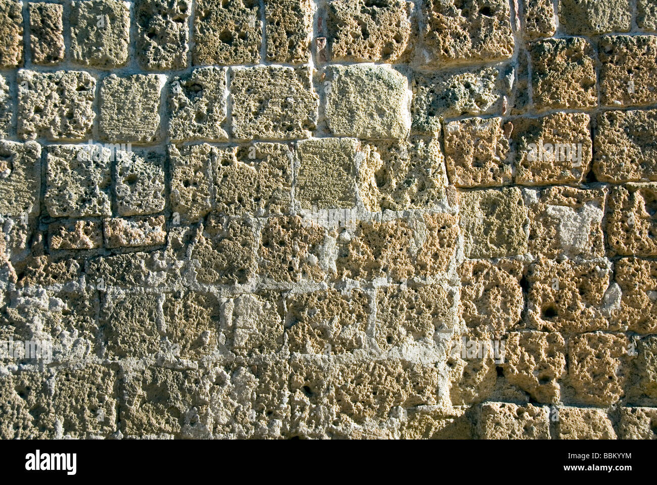 Tufa rock, used as building material by the Etruscans, Romans and still ...