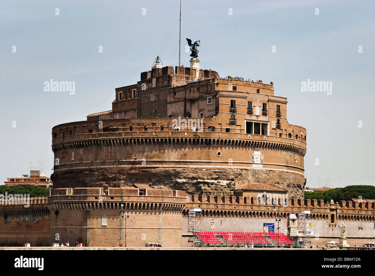 Castle St Angelo, Rome Stock Photo - Alamy