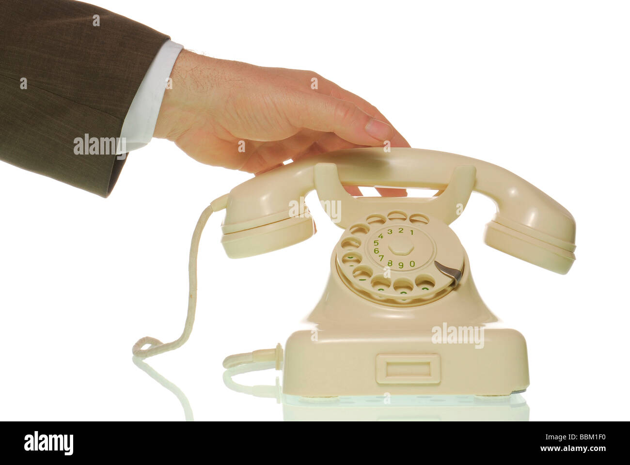 Old fashioned dial telephones hi-res stock photography and images - Alamy