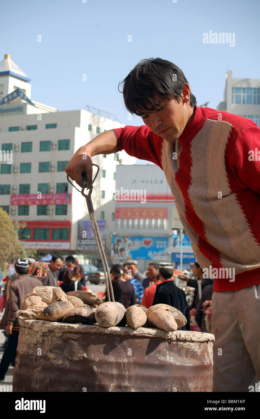 Local Uyghur people in Urumqi, Xinjiang, CHINA Stock Photo - Alamy