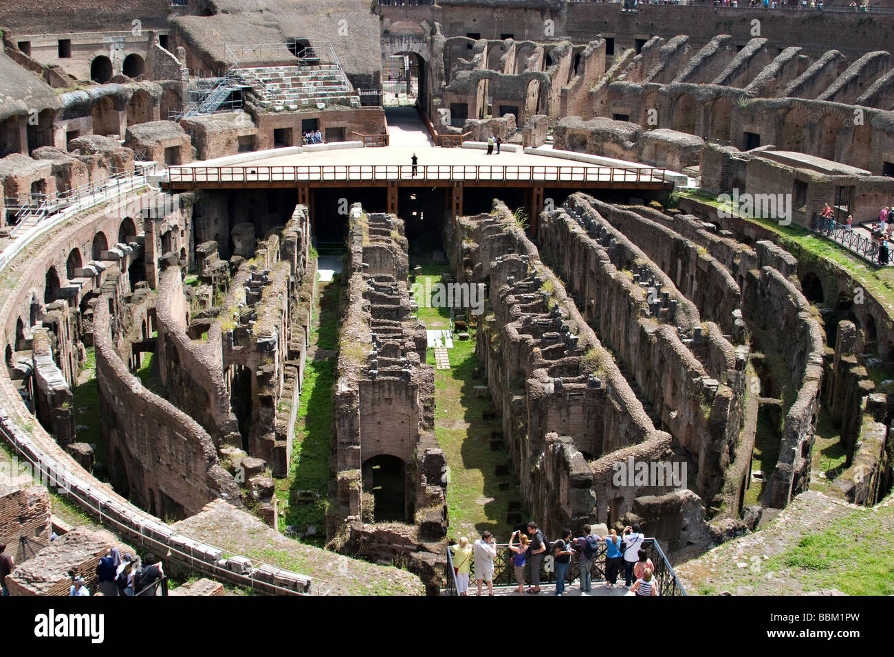 Inside the colosseum rome hi-res stock photography and images - Alamy