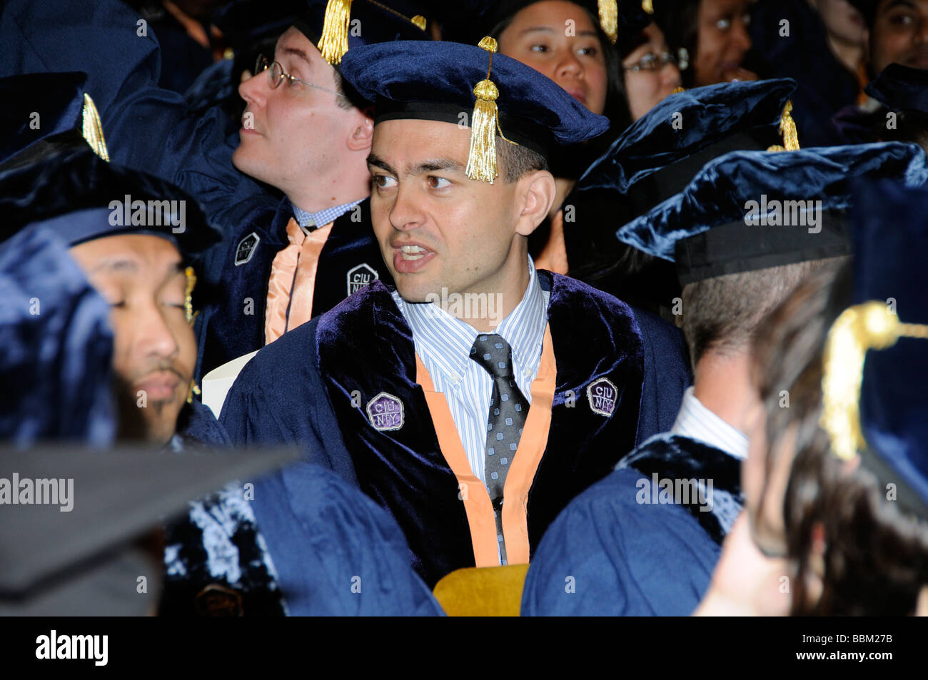 Portrait man wearing graduation cap hi-res stock photography and images ...