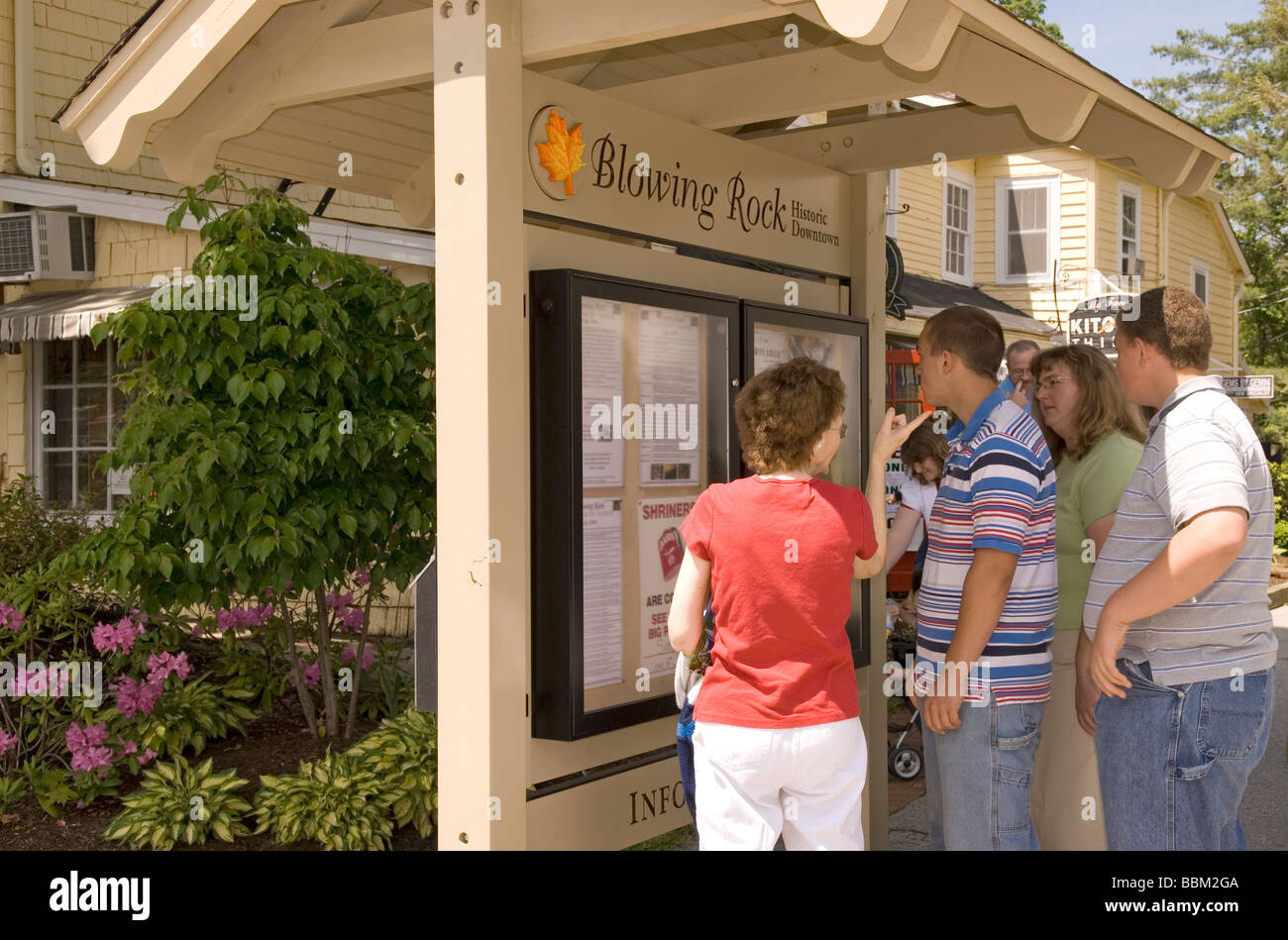 Map of blowing rock hi-res stock photography and images - Alamy