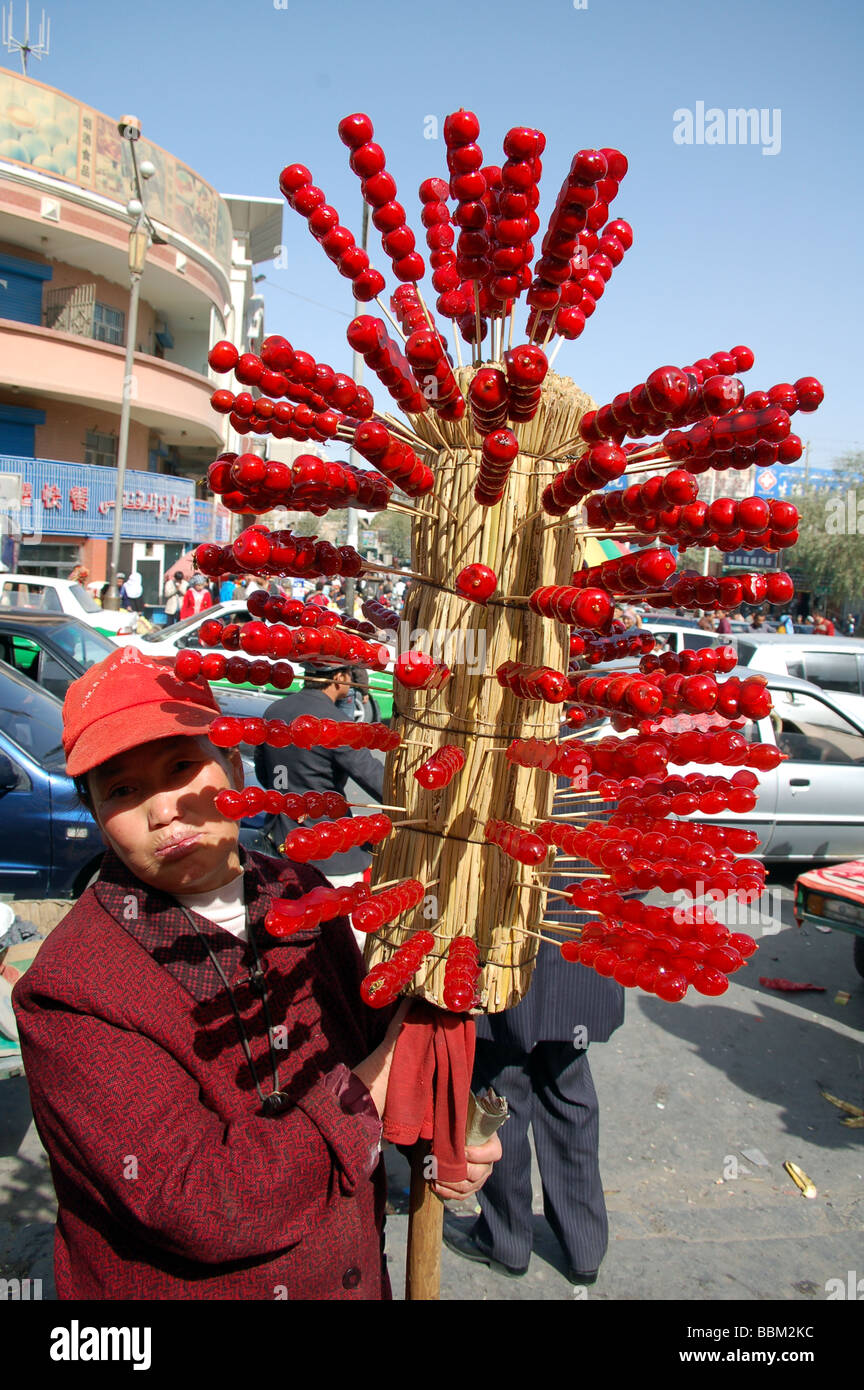 Local Uyghur people in Urumqi, Xinjiang, CHINA Stock Photo - Alamy