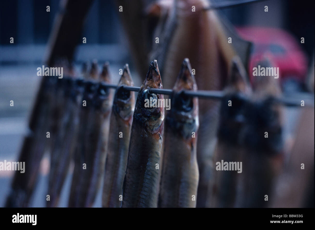 Dried fish at Kasumi fish market, Japan Stock Photo - Alamy