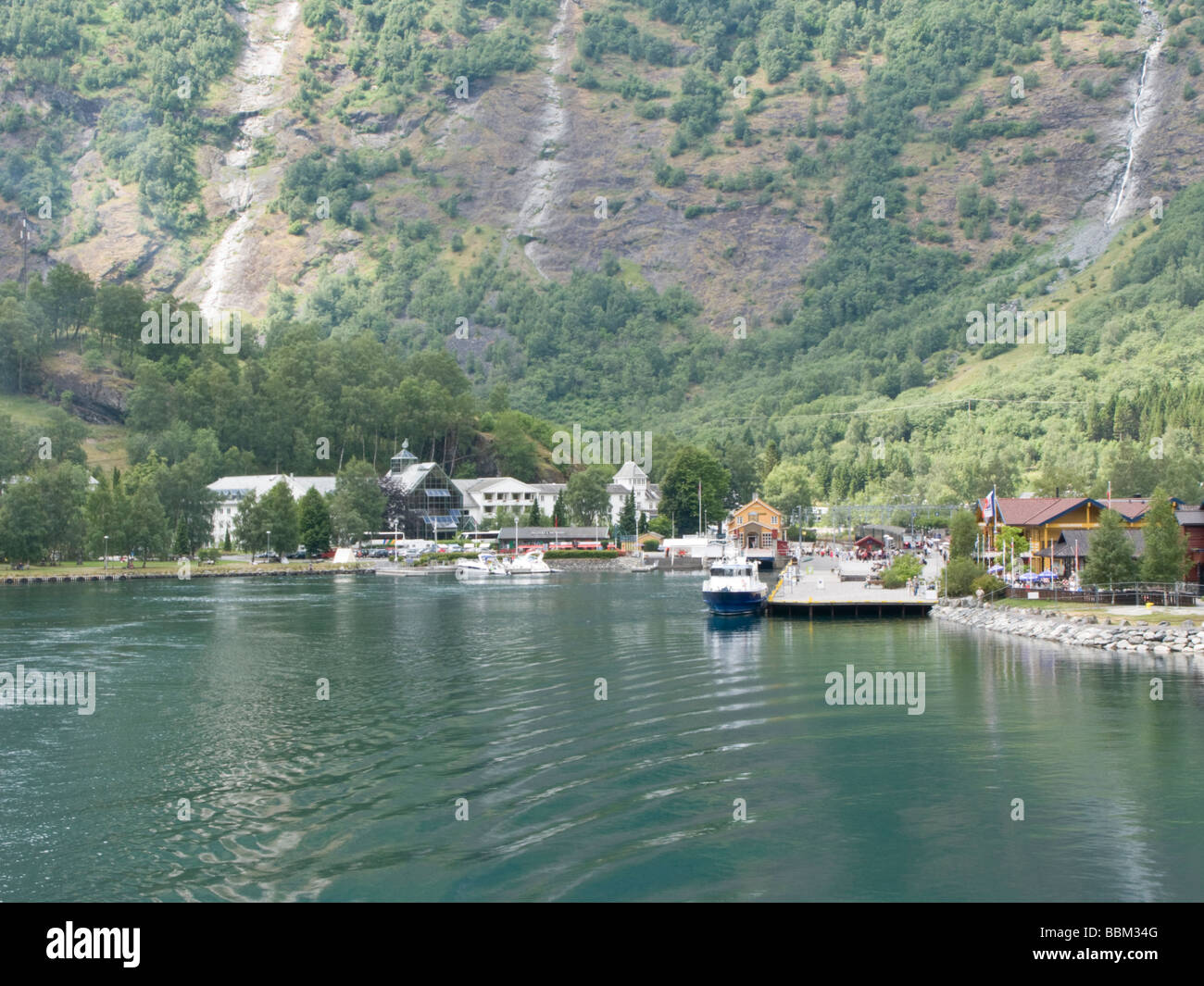 Flam, Norway from the ferry Stock Photo - Alamy