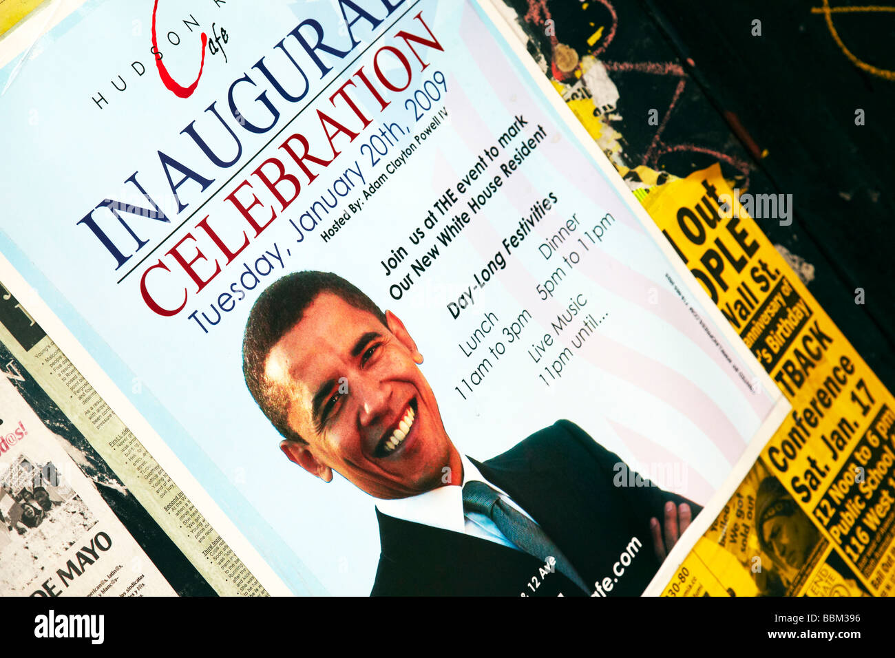 Obama inauguration poster hi-res stock photography and images - Alamy