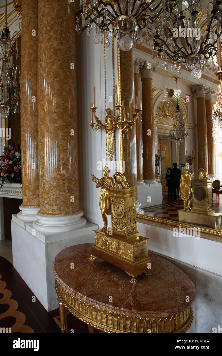 Poland Warsaw Royal Castle interior Stock Photo - Alamy