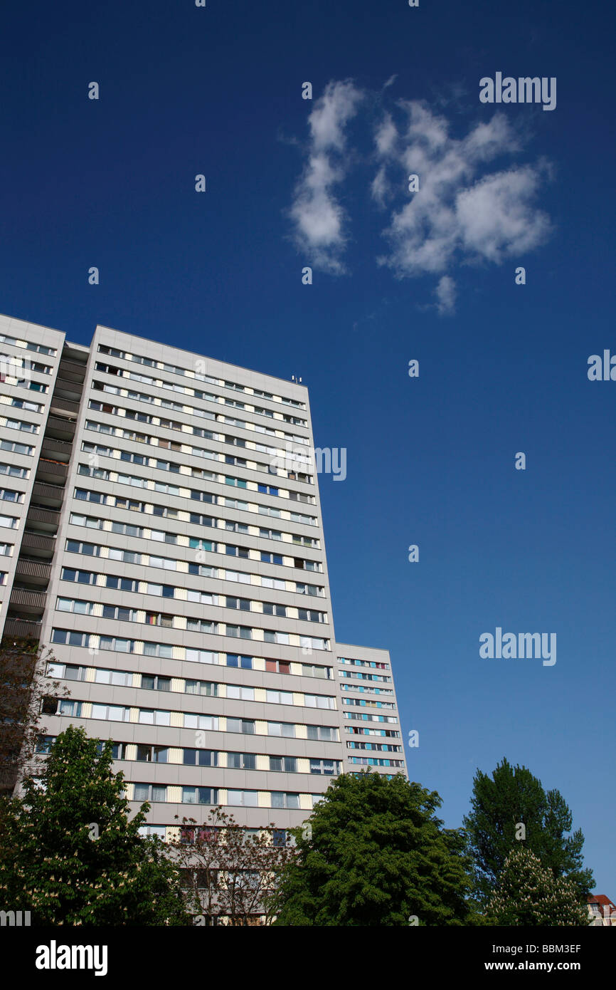Plattenbau, pre-fab tower block, in Berlin, Germany Stock Photo - Alamy