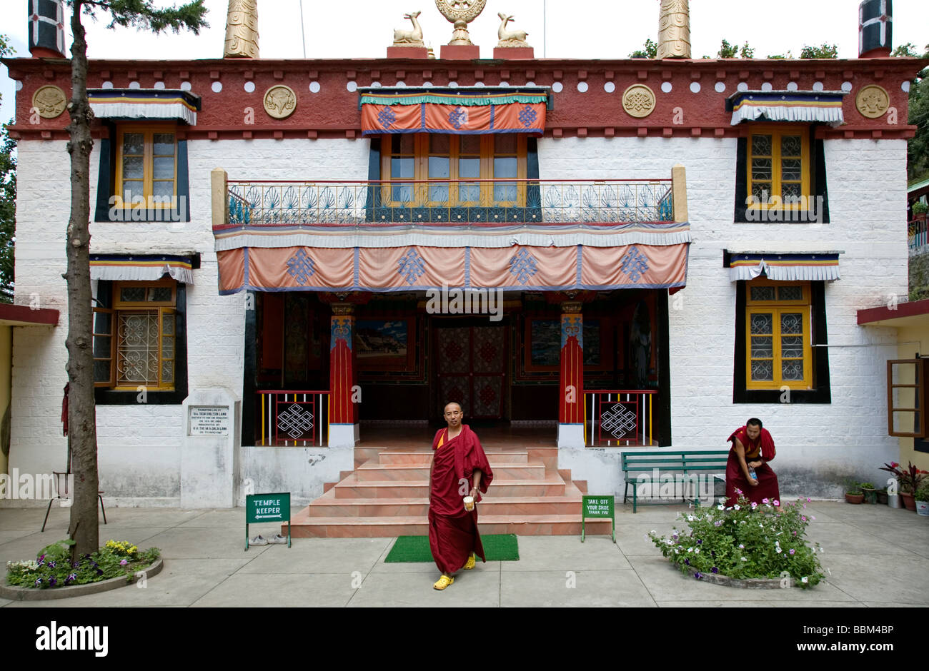 Tsechokling Tibetan Gompa. McLeod Ganj. Dharamsala. Himachal Pradesh ...
