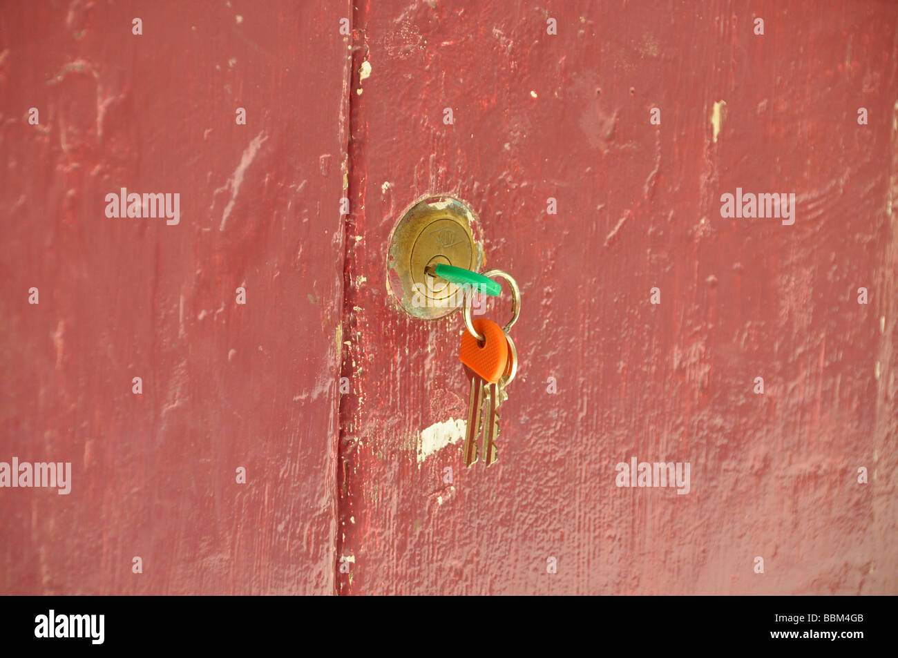 Key in Gozo lock Stock Photo - Alamy