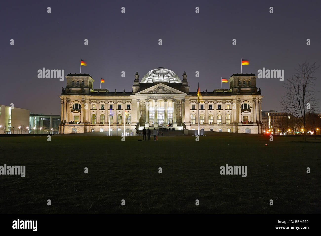 Reichstag Building at night, Berlin, Germany, Europe Stock Photo - Alamy