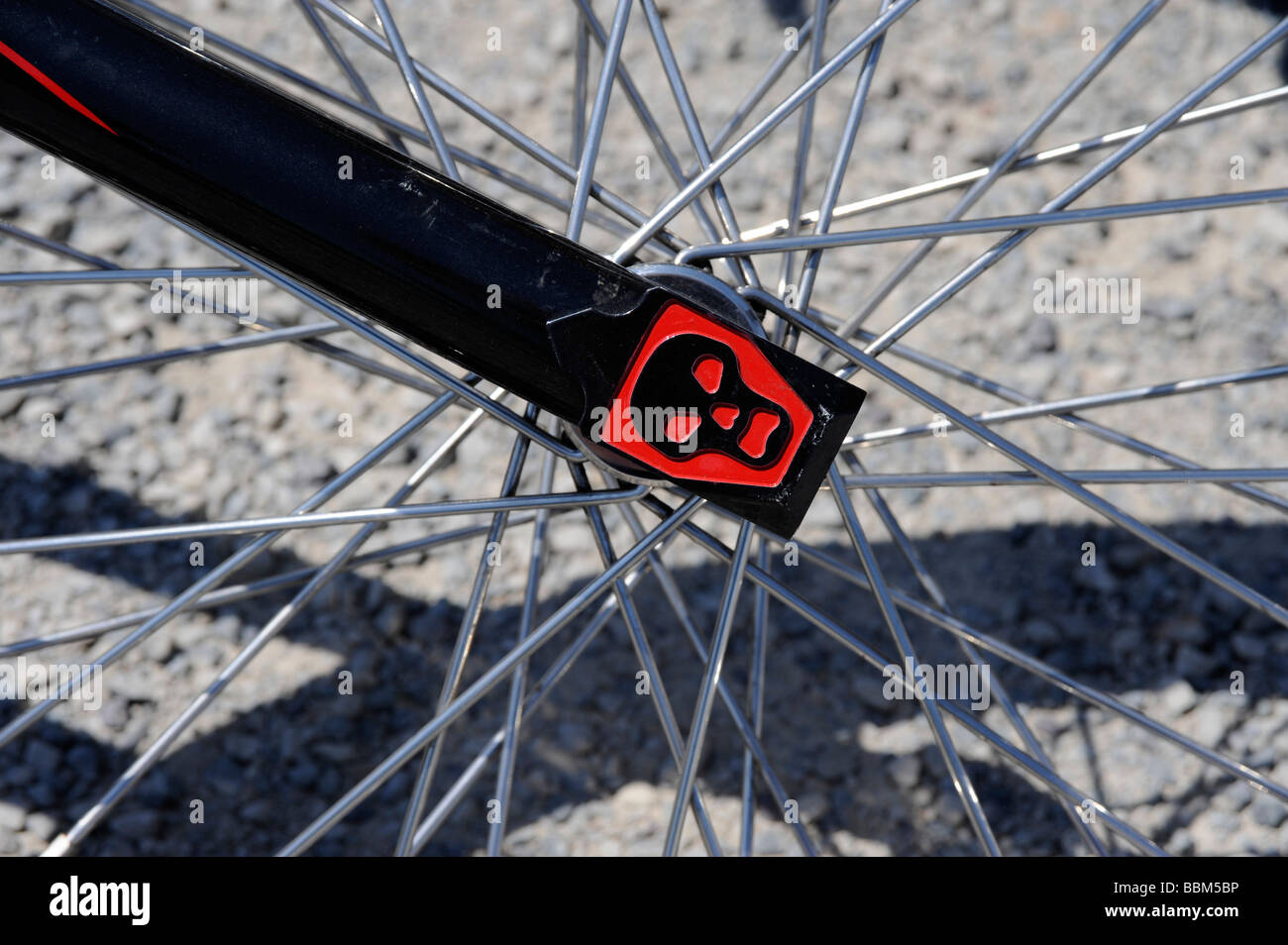 Red chopper Harley Davidson Stock Photo - Alamy