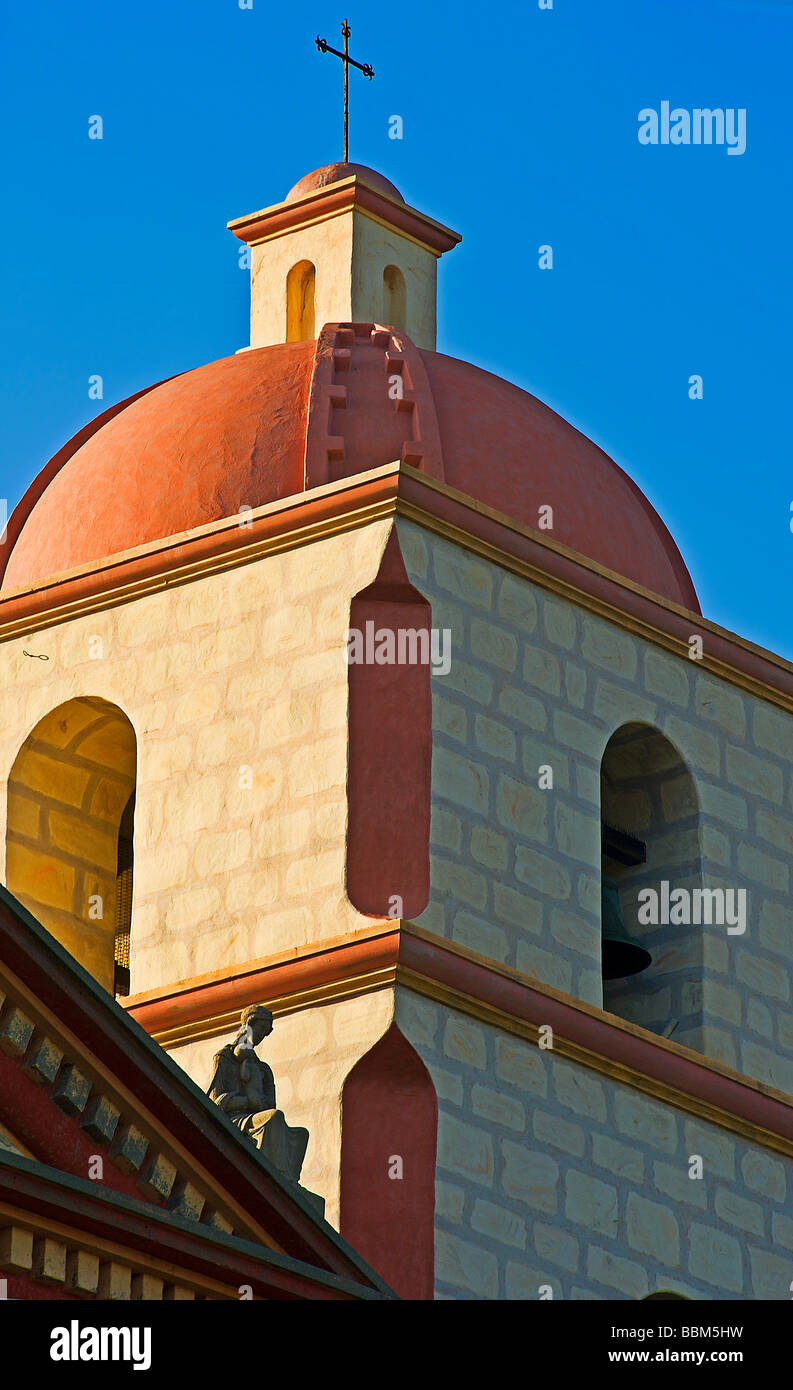 Bells spanish mission bell tower hi-res stock photography and images ...