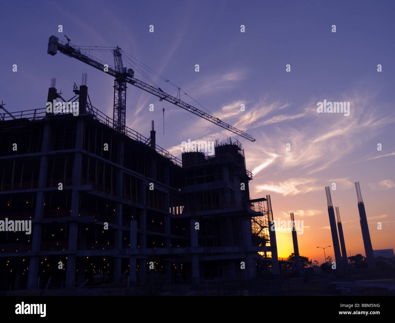 High rise steel construction Stock Photo - Alamy